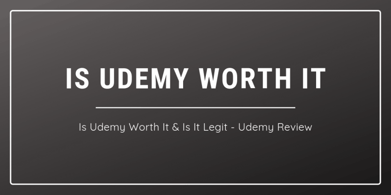 Is Udemy Worth It and Is Udemy Legit? - Udemy Review (2024)