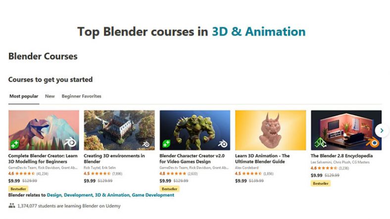 10+ Best Udemy Blender Courses with Certificates (2025)